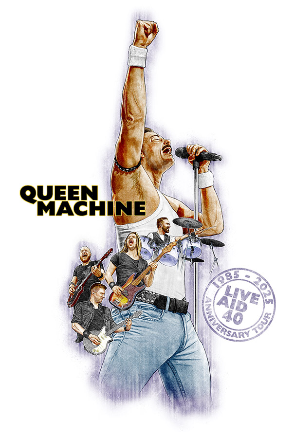 Queen Machine LIVE AID 40 – Jubilæumstour – under åben himmel i ...